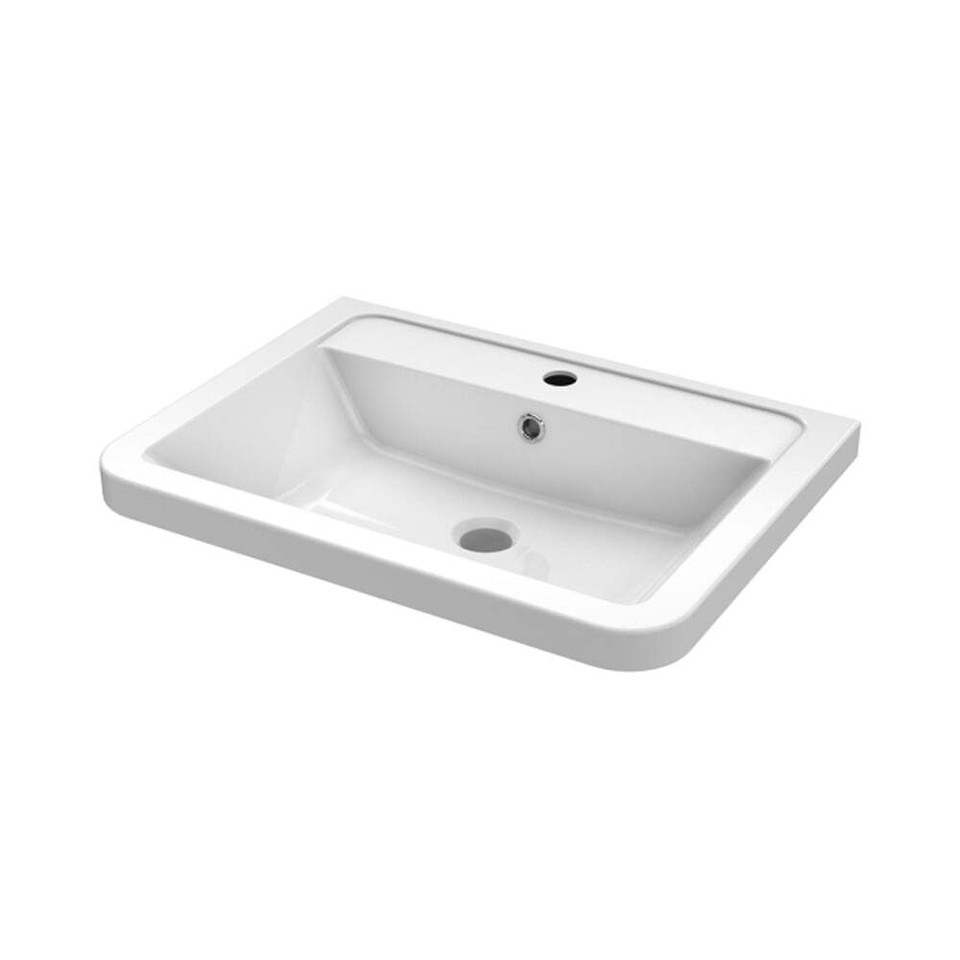 Hudson Reed Solar Floor Standing Vanity Unit Ceramic Basin 600mm Pure ...