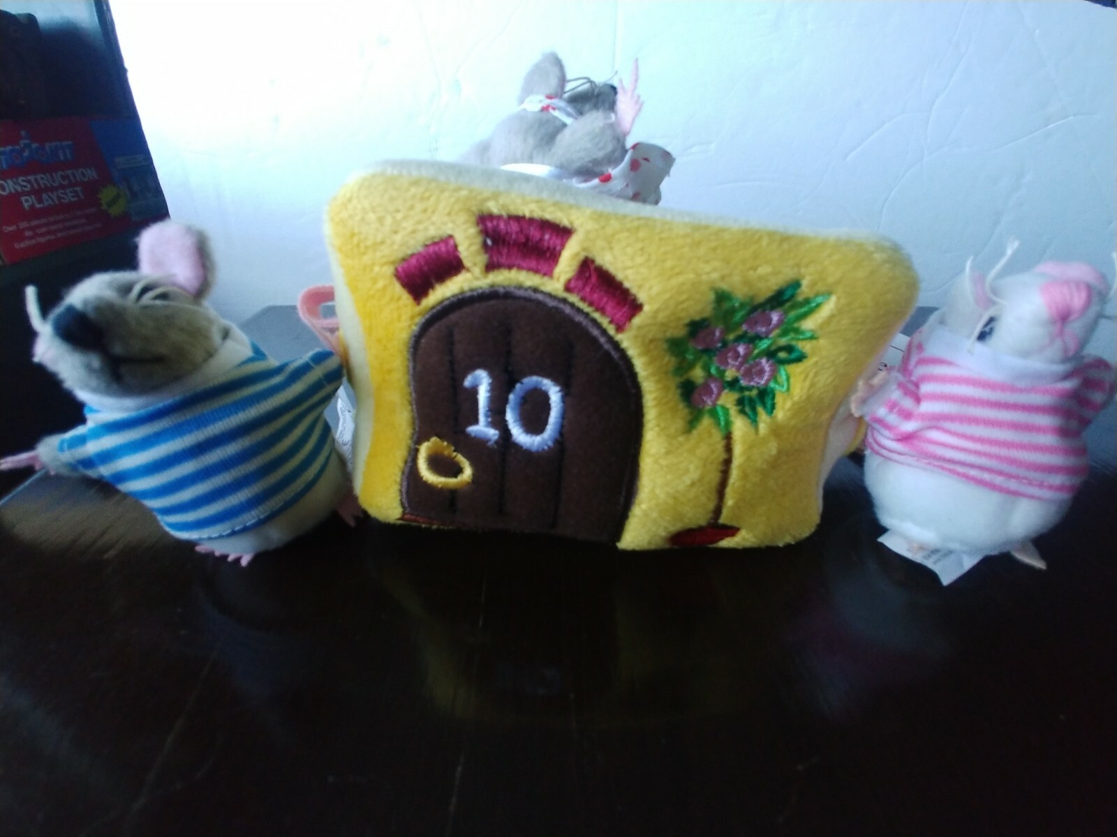 New The Puppet Company 5 Mice Finger Puppets Hiding in Cheese Soft ...