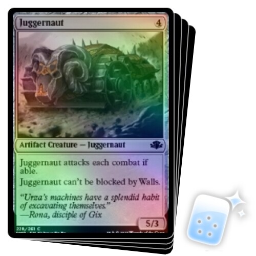FOIL JUGGERNAUT X4 Dominaria Remastered Magic MTG MINT CARD | eBay