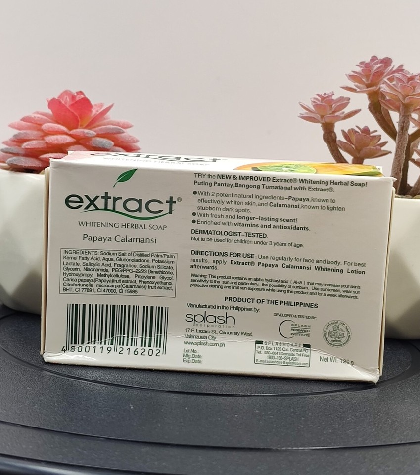 Extract Soap Original Papaya Extract Whiteni Herbal Soap X1 | eBay