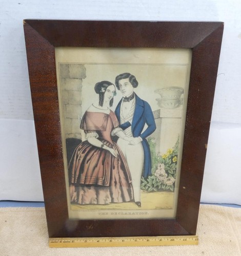 Rare Hand Colored Lithograph - The Declaration - BAILLIE Period Empire ...