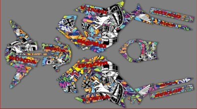 2013-2016 Honda Grom Graphic Kit Full Kit | Multicolor | OE | Decal Kit ...