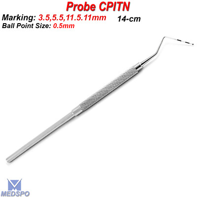 Periodontal Dental Williams Pocket Depth Measuring CPITN Color Coded ...