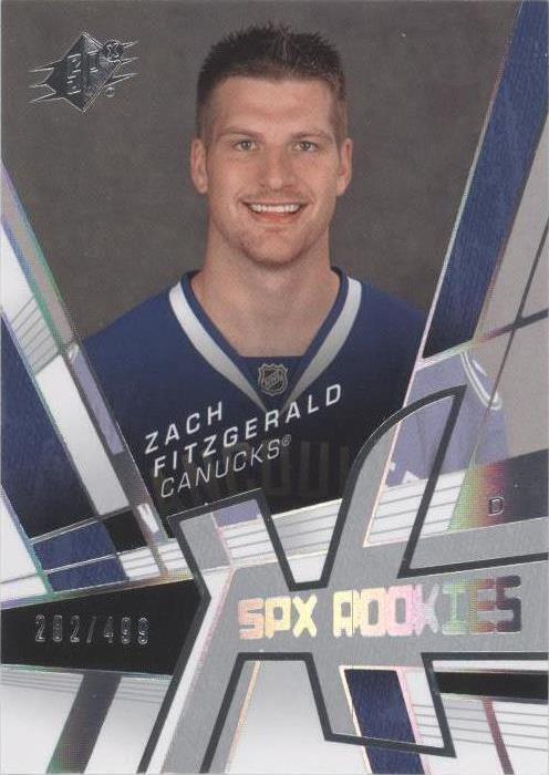2008-09 SPx - Rookies Zack Fitzgerald #112 /499 (RC) for sale online | eBay