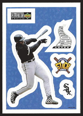 1997 Collector's Choice #30 Frank Thomas Stick'Ums (Hobby) | eBay