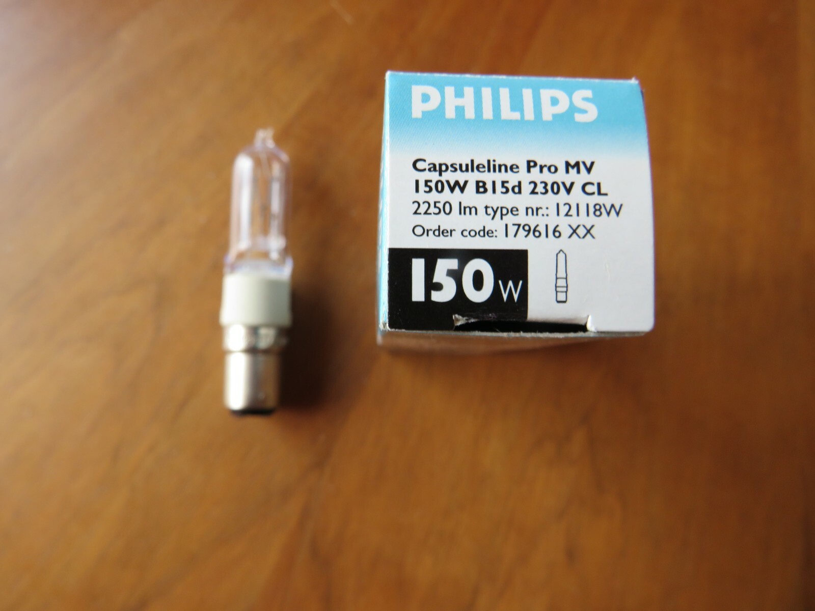 B15d Leuchtmittel Halogenlampe klar Sockel B15 D 150 W Philips online ...
