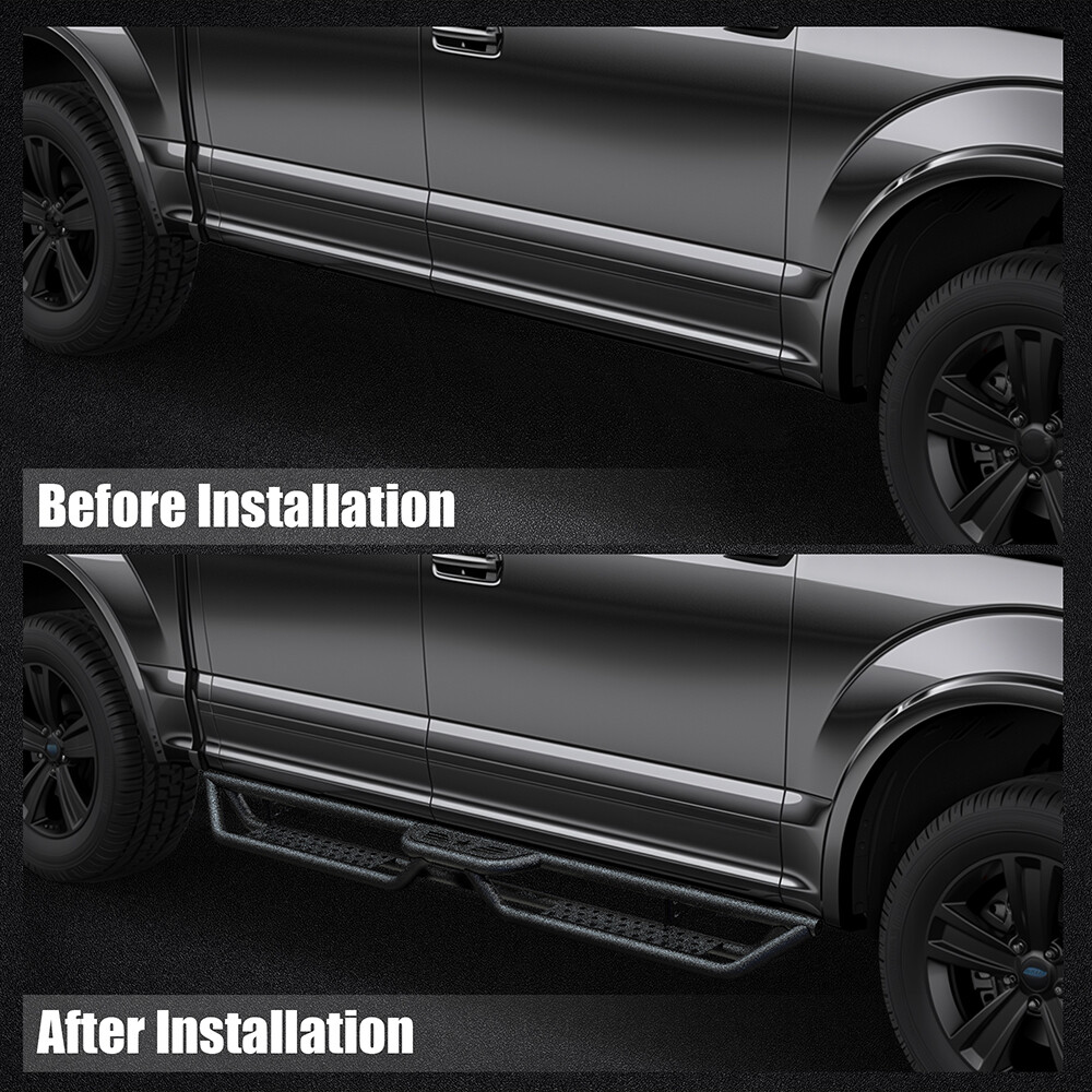 Drop Running Boards FOR 2024 Toyota Tacoma Double/Crew Cab Nerf Bar ...