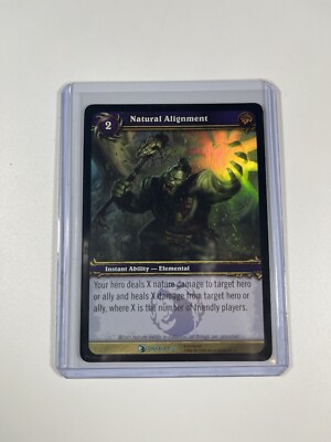 2006 World Of Warcraft ONYXIA LAIR NATURAL ALIGNMENT 4/33 Foil Wow Card ...