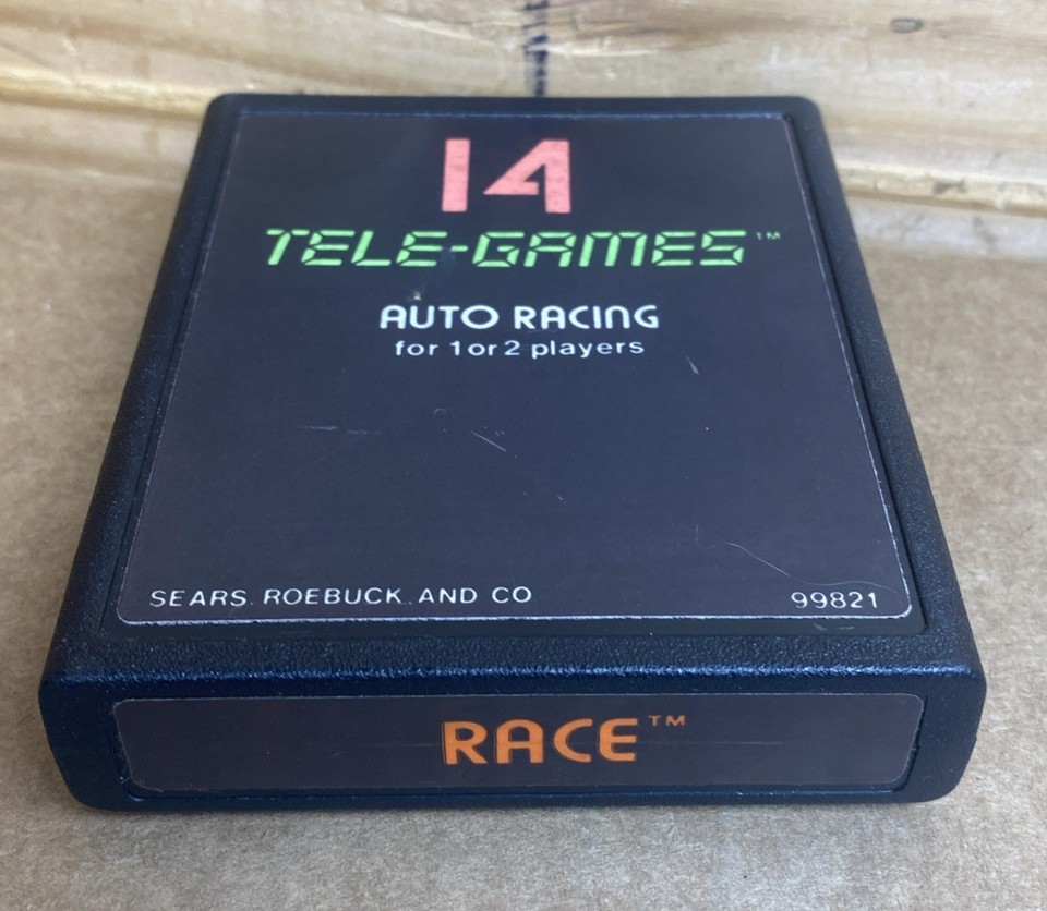 Atari 2600 VCS - Race - Sears Tele-Games 14 Auto Racing Tested And ...