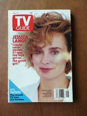 TV Guide February 1-7, 1992 Issue #2027 - Jessica Lange - George Lucas ...