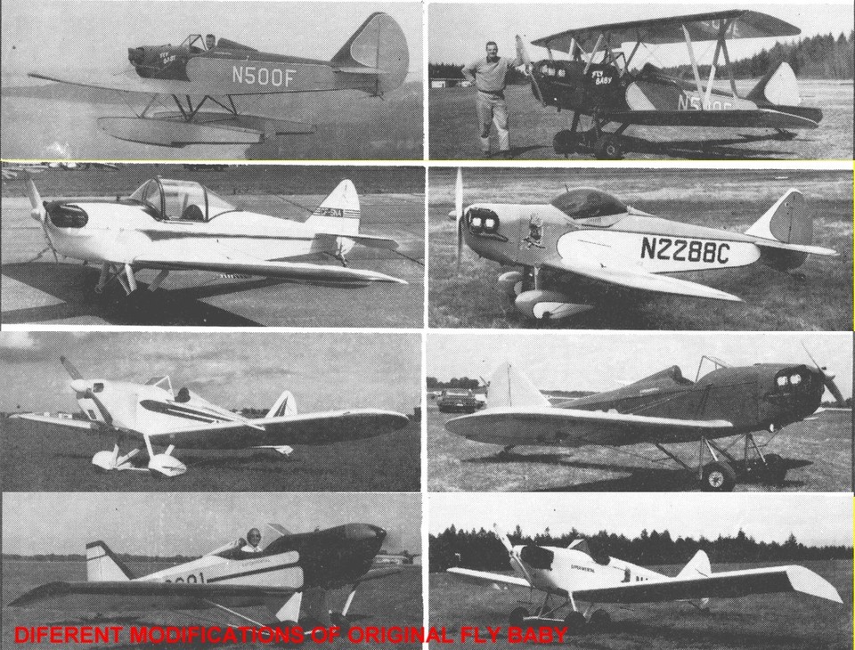 CLASSIC AIRPLANE ULTRA FLY BABY AIRCRAFT PLANS ON CD PLUS EXTRAS | eBay