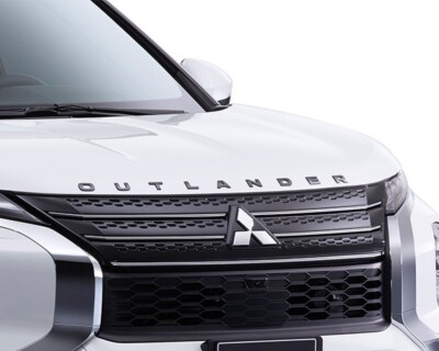 Genuine Mitsubishi Outlander ZM Bonnet Badge Decal Lettering Nameplate ...