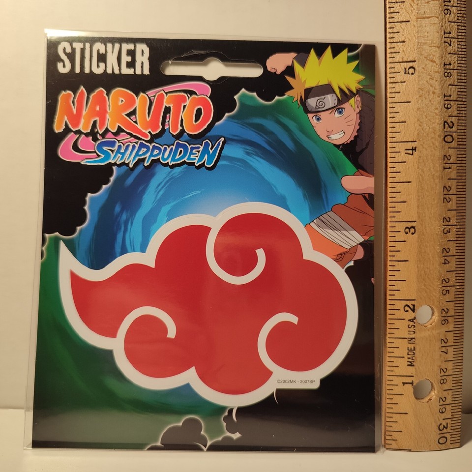 Naruto Shippuden Akatsuki Cloud Sticker Official Anime Collectible ...