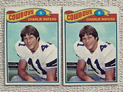 1977 Topps Charlie Waters #15 - Vintage Dallas Cowboys Football Card | eBay