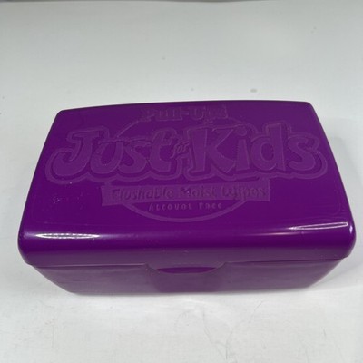 Pull Ups Just For Kids DRY Flushable Moist Wipes Container purple | eBay