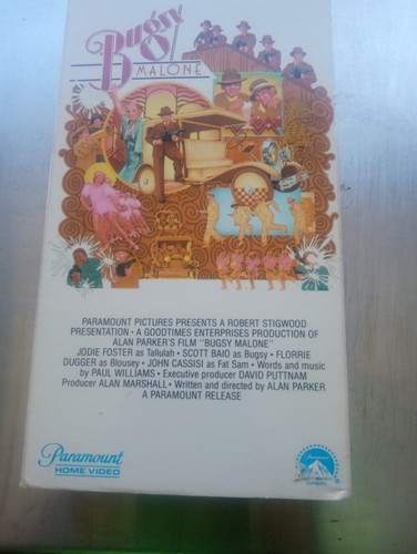 1981 Hi -Fi VHS Bugsy Malone 8898 Paramount | eBay