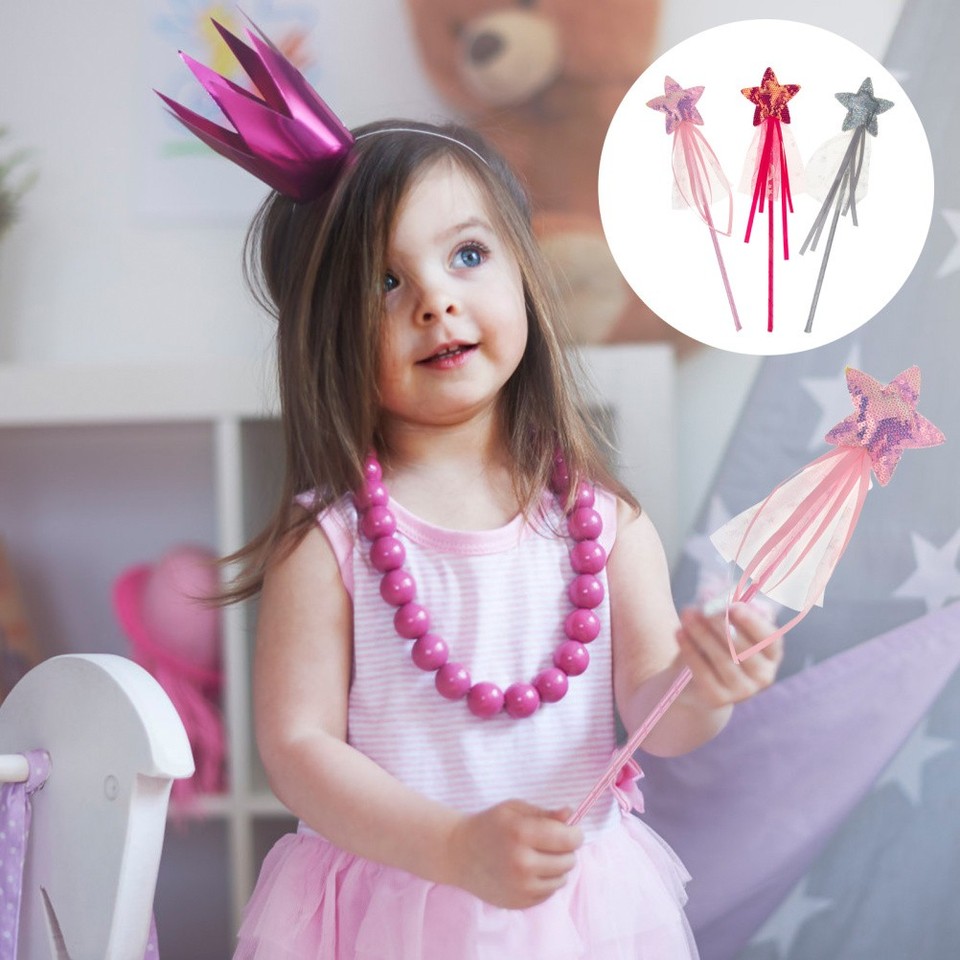3 Pcs Scepter Wand Childrens Cosplay Wands for Kids | eBay Australia