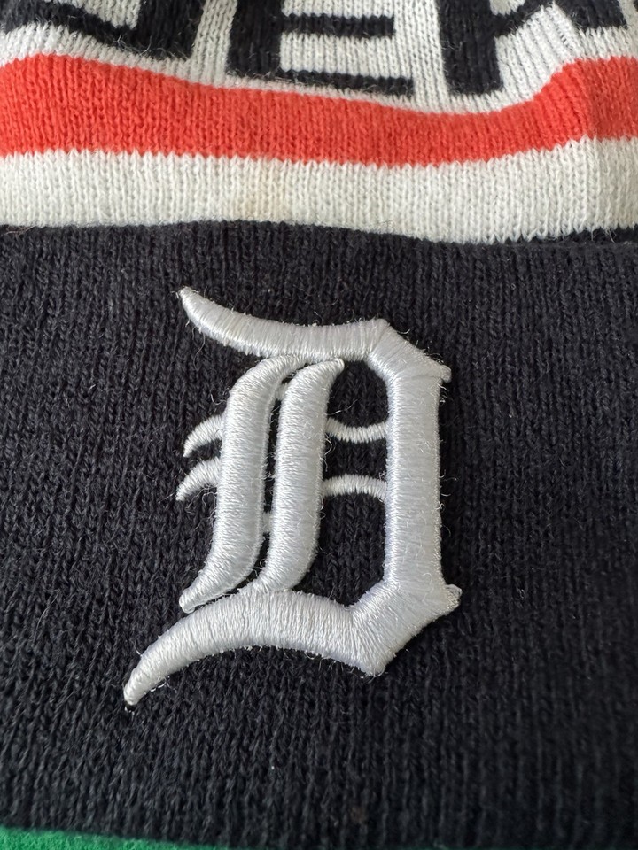 Detroit Tigers MLB New Era Knitted Beanie Hat New Winter Baseball Hat ...