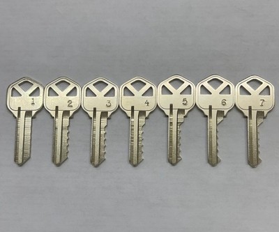 KWIKSET SPACE AND DEPTH KEYS SPACER KEYS KW1 LOCKSMITH TOOLS | eBay