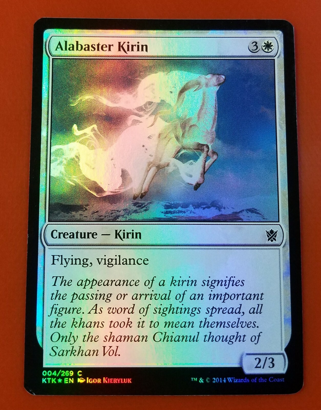 1x Alabaster Kirin | FOIL | Khans of Tarkir | MTG Magic Cards | eBay