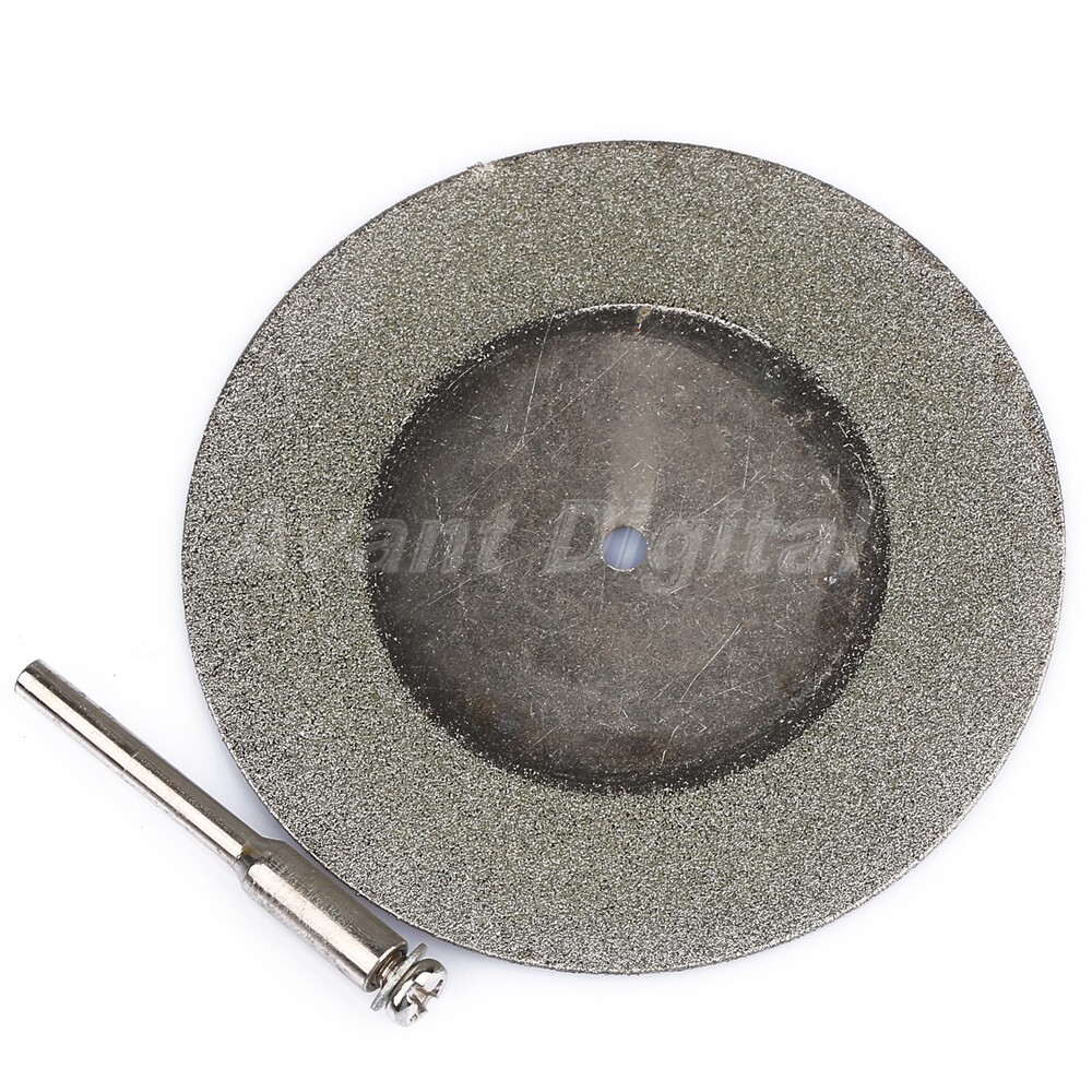 2.4" 60mm Diamond Coated Cut Off Wheel Cutting Disc + 1 Mandrel for ...