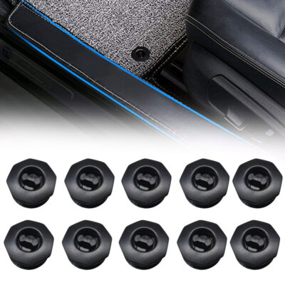 10x Car Floor Mat Clips Carpet Fixing Retainer Grips Clamps Holders ...