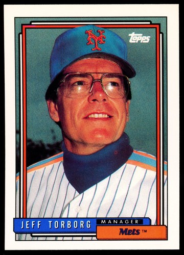 Jeff Torborg New York Mets Manager 1992 Topps #759 Baseball Card EX | eBay