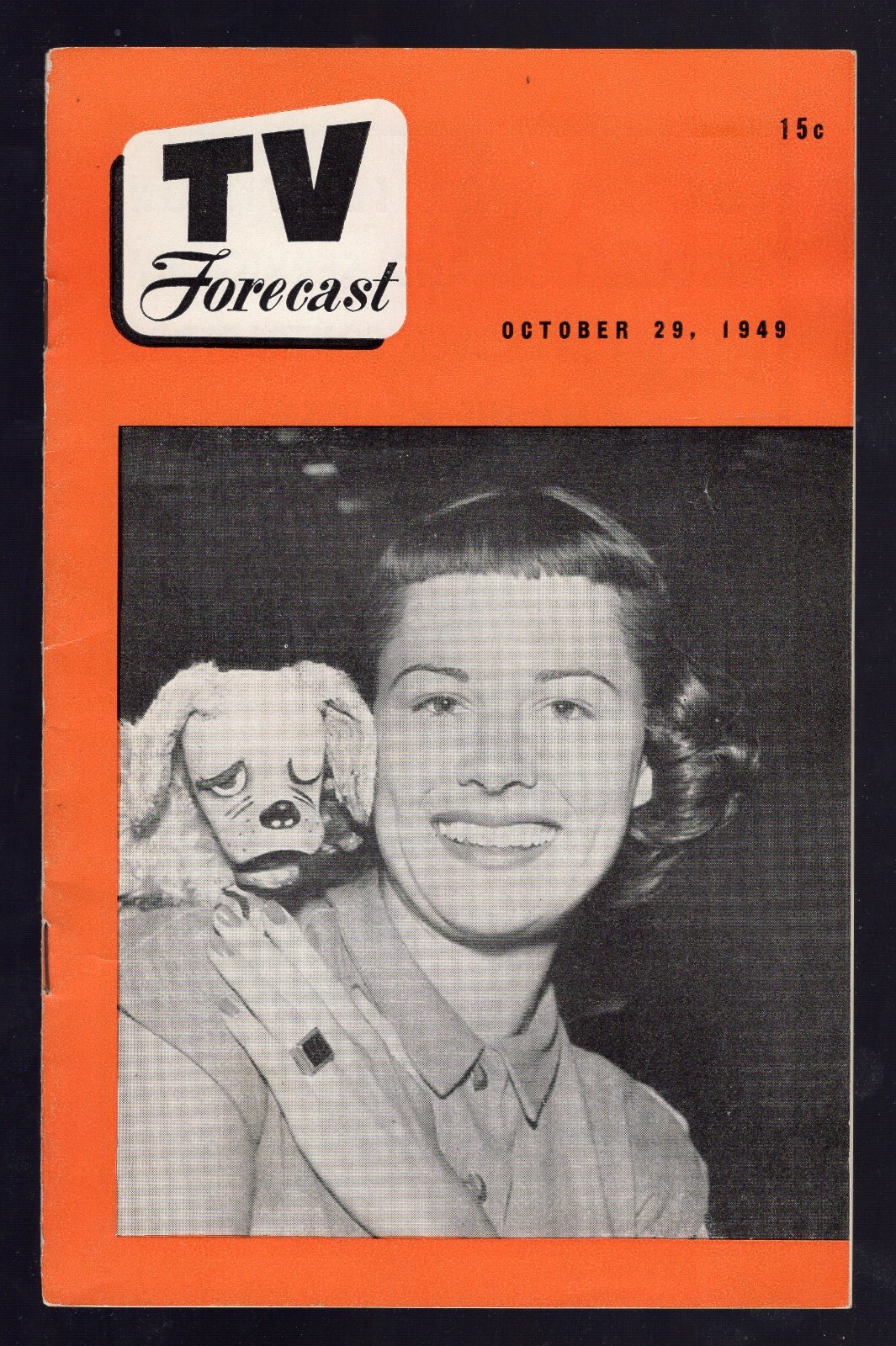 1949 CHICAGO TV FORECAST/LUCKY PUP & DORIS BROWN/WBKB CHILDREN'S SHOW ...