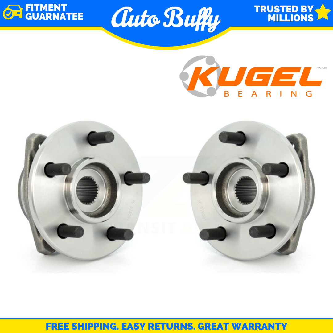 Front Wheel Bearing Hub Assembly Pair For Jeep Wrangler Cherokee Grand ...