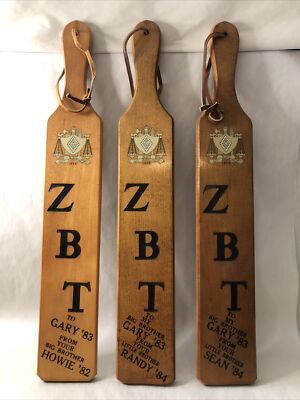3 Rare Vtg 1982-1984 Vanderbilt University, ZBT Fraternity Pledge ...