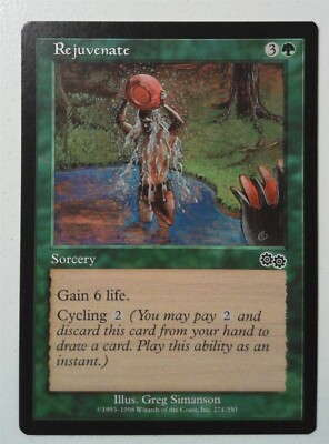 Rejuvenate *Common* Magic MtG x1 Urza's Saga MP | eBay