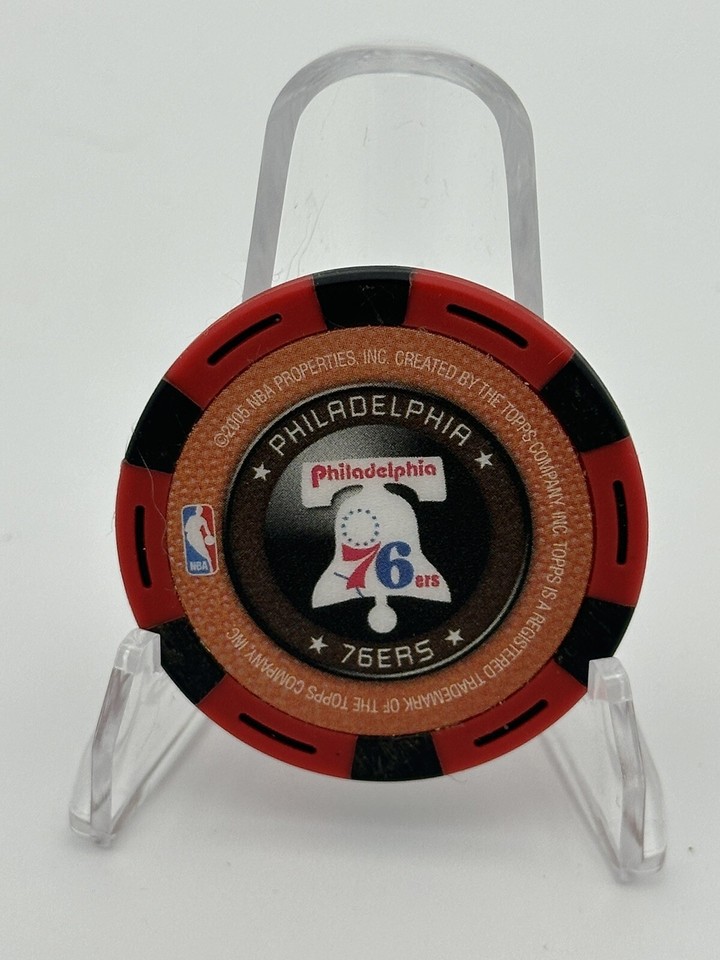 2005-06 Topps NBA Collector Poker Chips Red Julius Erving - Dr J ...
