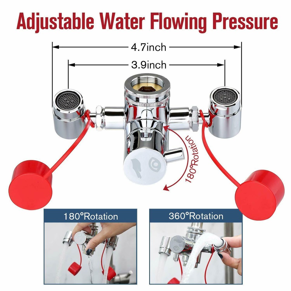 Eye Wash Unit Faucet Mounted Emergency Eyewash Stations for Sink ...