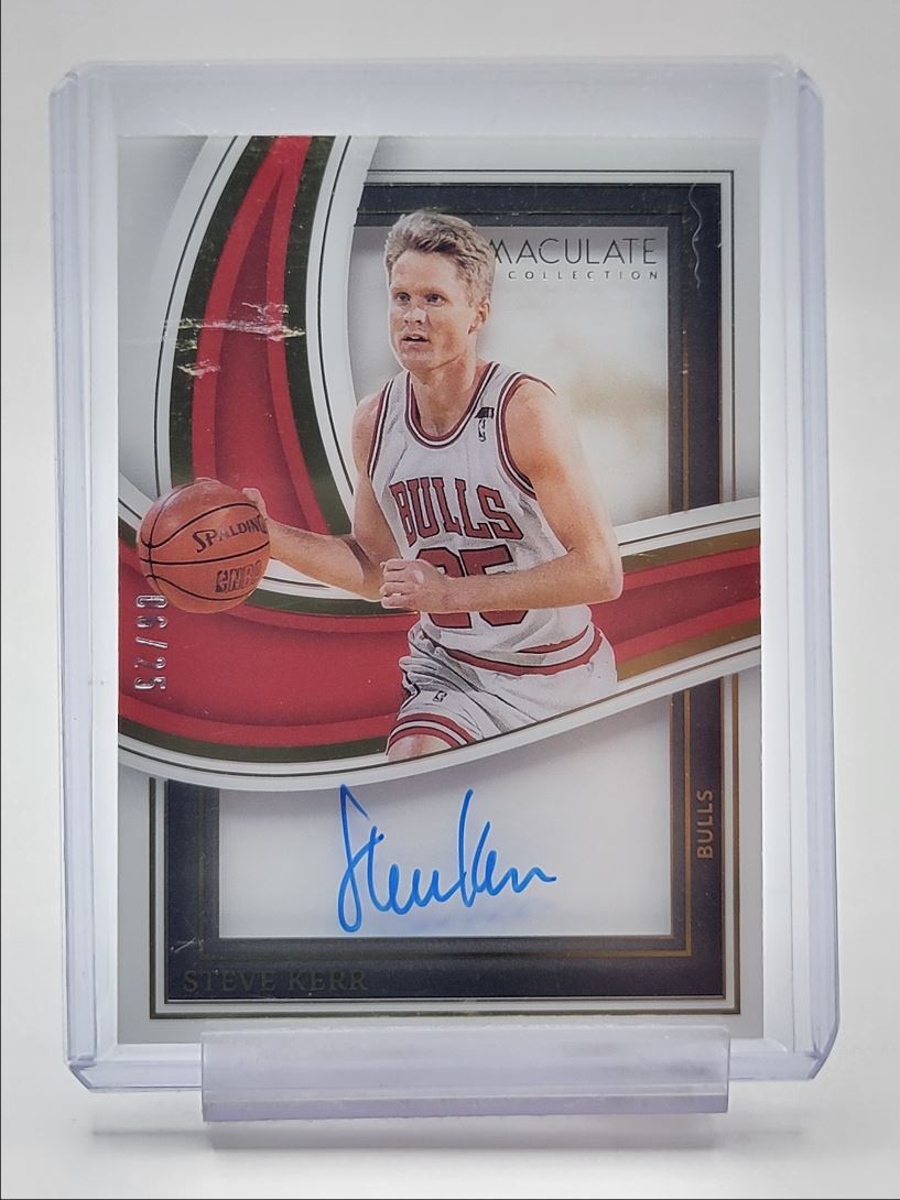 STEVE KERR 2022-23 IMMACULATE SHADOWBOX AUTOGRAPH AUTO /25 Q3110 | eBay