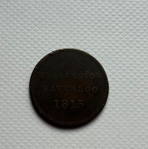 Rare 1815 Wellington Waterloo Half Penny Token | eBay