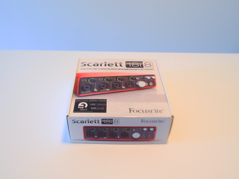 Focusrite Scarlett 18I8 (1st Gen) – ideal condition. 4 mic inputs ...