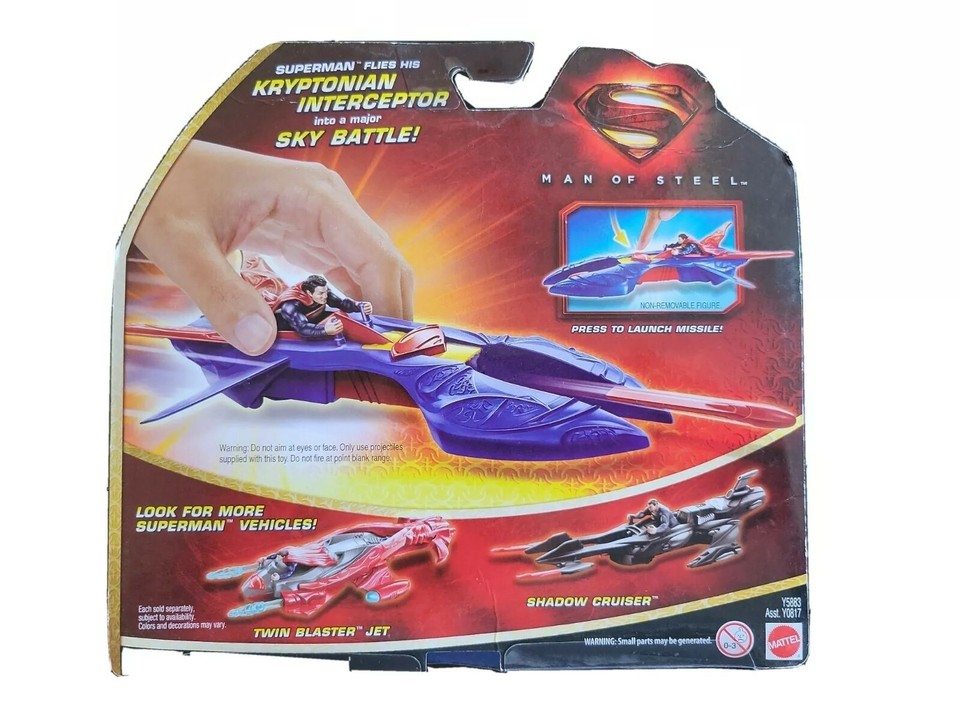 Superman Man of Steel Kryptonian Interceptor Vehicle | eBay