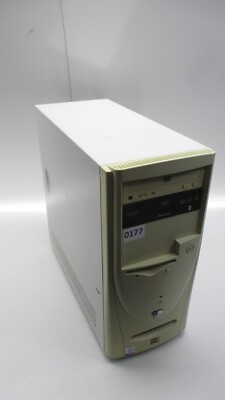 Vintage ATX Desktop PC Case Beige Sleeper Case w/ PSU | eBay
