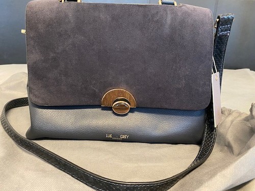 Luella Grey - Grey colour Suede Feel Cross Body Bag | eBay UK