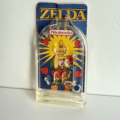 Vintage ZELDA 1989 Nintendo Cereal System Premium Link Mini Pinball ...