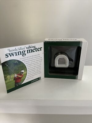 New Golf Gadgets "Hook/Slice" Talking Swing Meter Clips on club talk ...