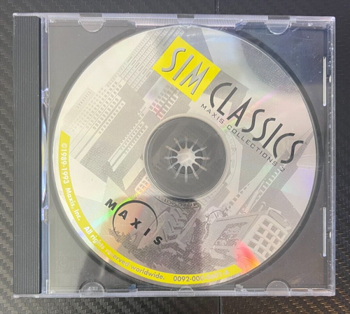 Sim Classics Maxis Collection 2 - Vintage PC CD 1993 SimFarm SimEarth ...