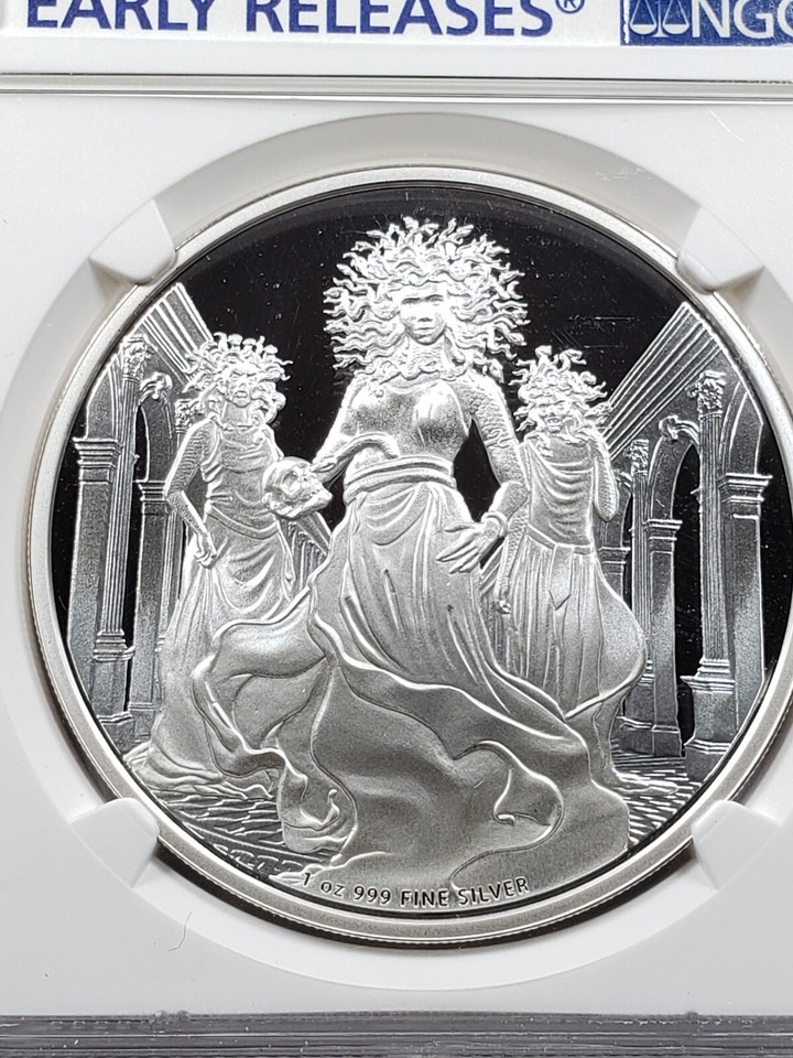 2016 Niue $2 Gorgon Greek Mythology NGC PF 70 Ultra Came Early Releases ...