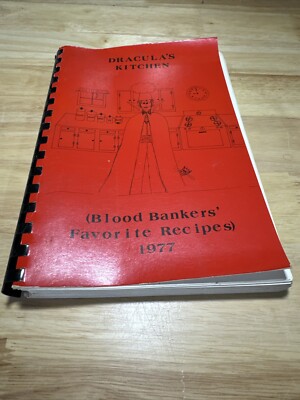 Vintage 1977 Dracula's Kitchen Cook Book - Blood Bankers Recipes | eBay