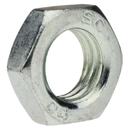 10x DIN 936 Sechskantmutter niedrige Form mit Fase M 8 17 H galv ...