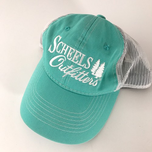 Scheels Outfitters Hat Ladies Fit Unstructured Trucker Cap Teal ...