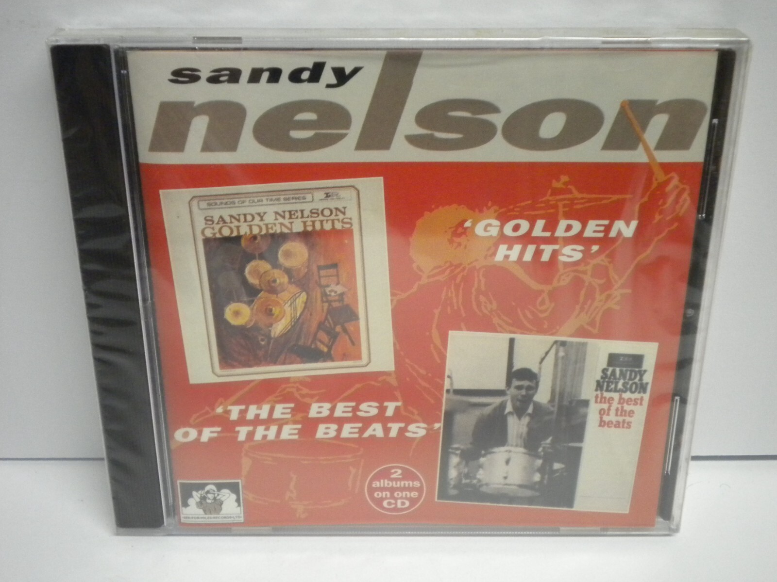 SANDY NELSON - GOLDEN HITS - THE BEST OF THE BEATS (2 Albums on One CD ...