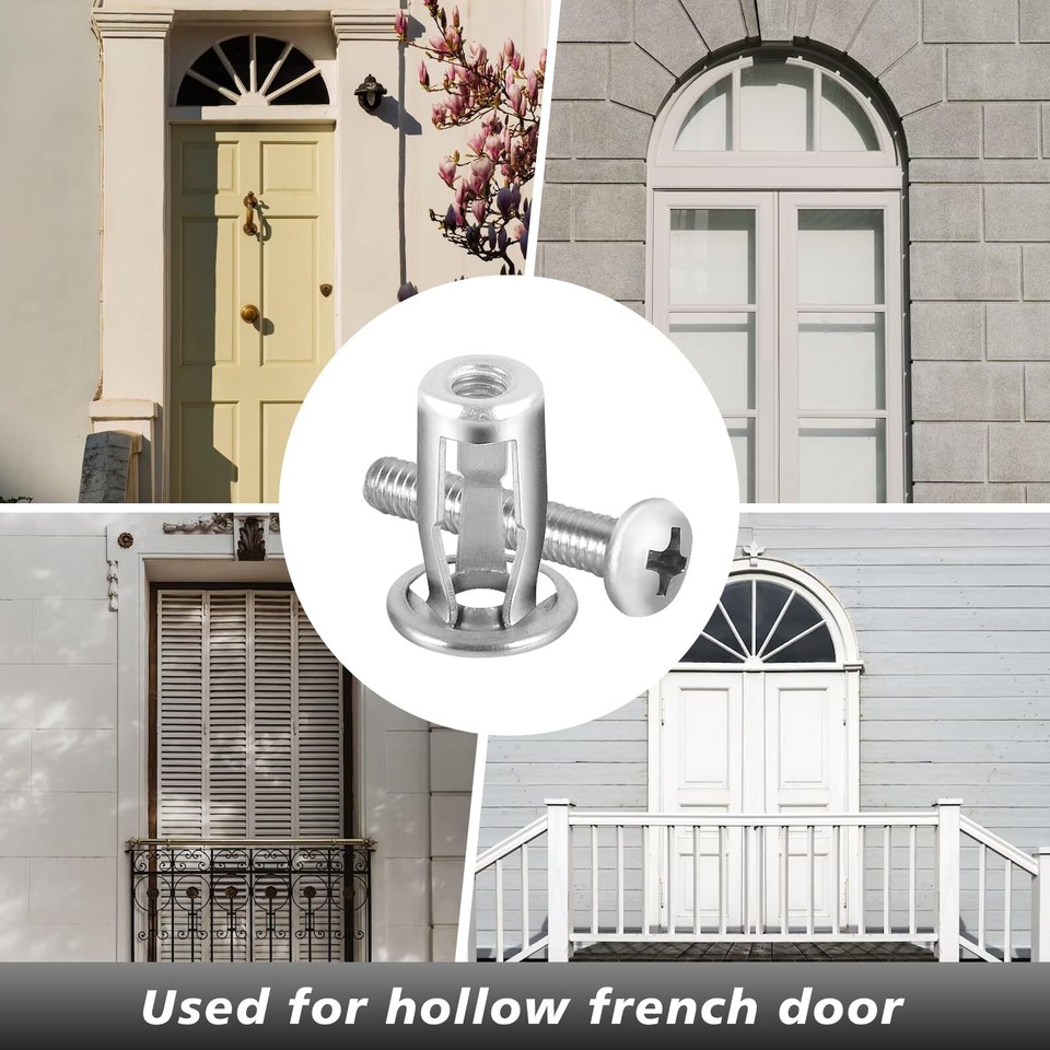 20 Pieces Hollow Door Anchor Sheet Metal Anchors Hollow Door Anchors ...