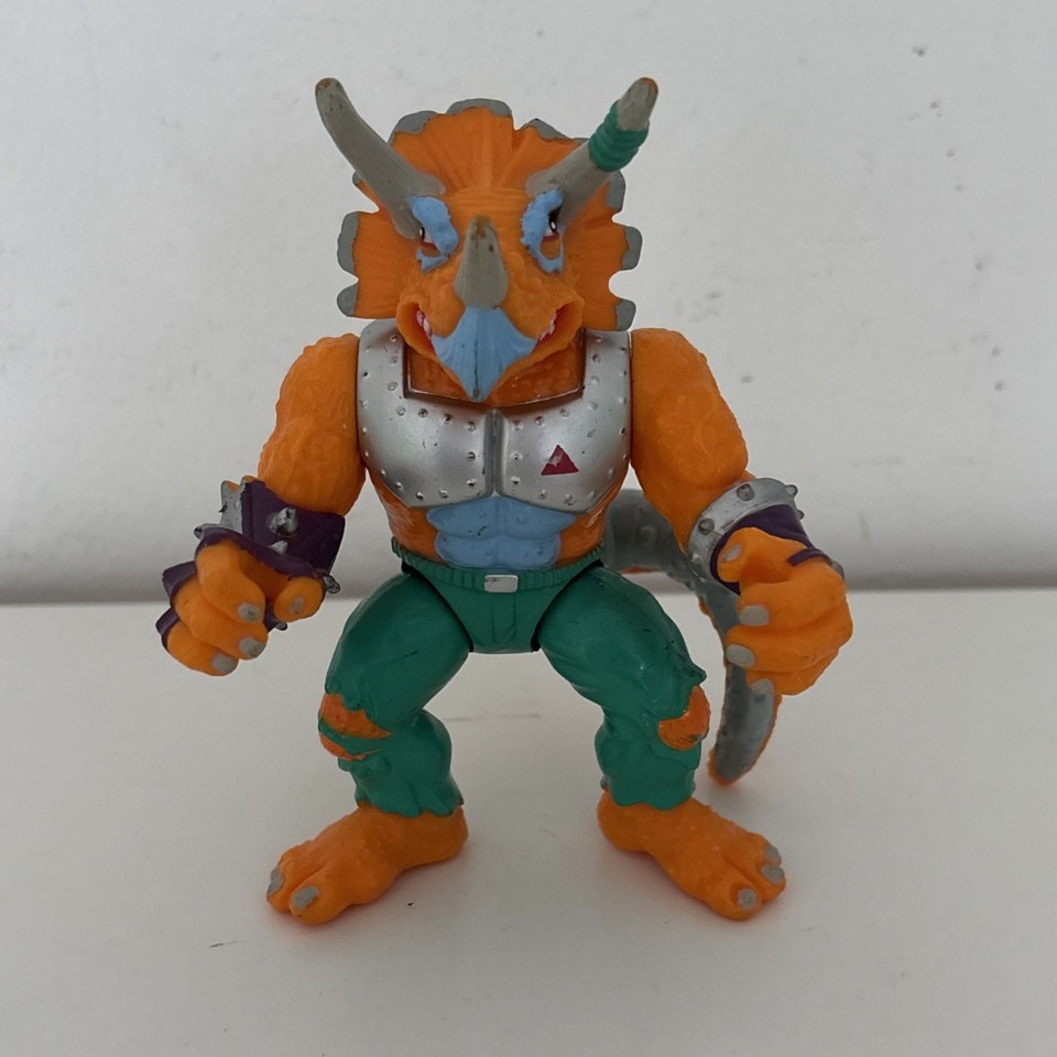TRICERATON **COMPLETE** Teenage Mutant Ninja Turtles Playmates Figure ...