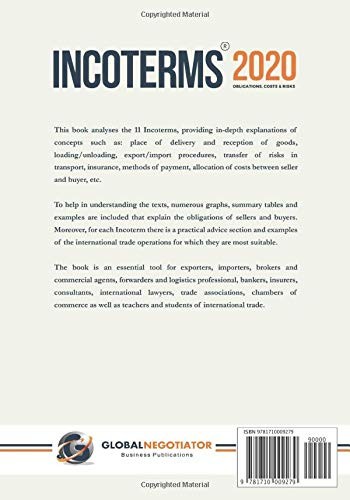 9781710009279 INCOTERMS 2020: Obligations, Costs & Risks - Global ...